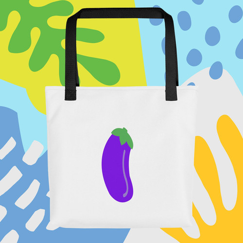 Eggplant "Hoe" bag | Hoe-Busters Podcast