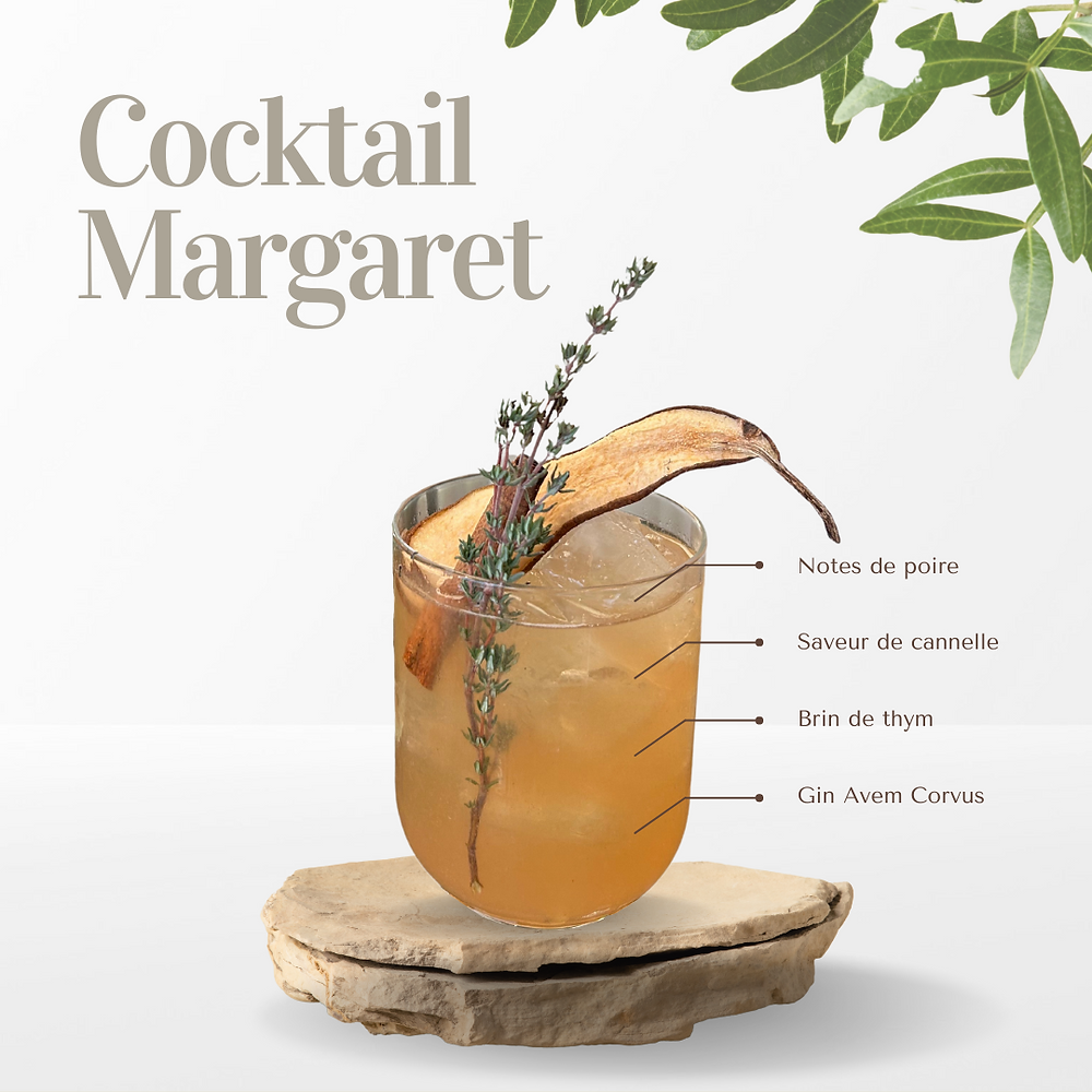 La création "Margaret", cocktail du Gina Bordeaux, aux saveurs de poire ...