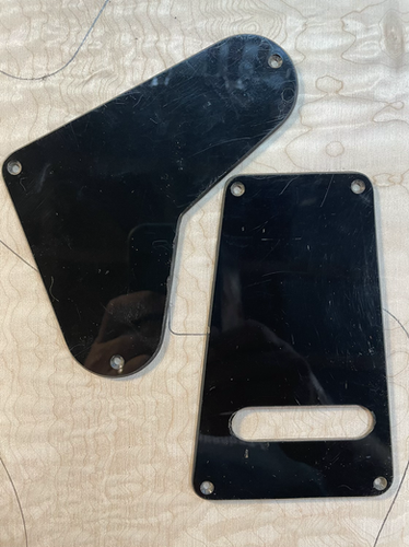 PRS CE-S2 Backplate set also fit top mounted se model | bobscustomplates