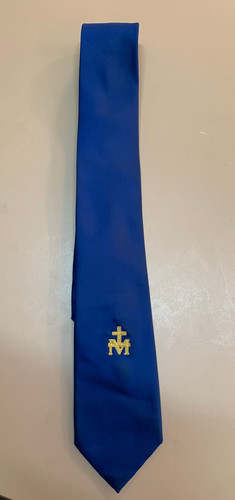 SENIOR BOYS ROYAL BLUE TIE with School Logo (Yr 11-12) | SMMC UNIFORM SHOP