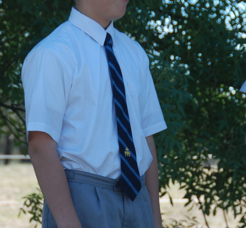 BOYS SCHOOL TIE with School Logo (K- Yr 10) | SMMC UNIFORM SHOP