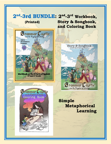 2nd-3rd BUNDLE (printed): 2-3rd Workbook and Key, Story/Songbook ...