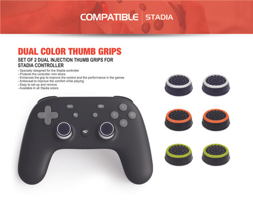 STADIA DUAL COLOR THUMB GRIPS | MTM