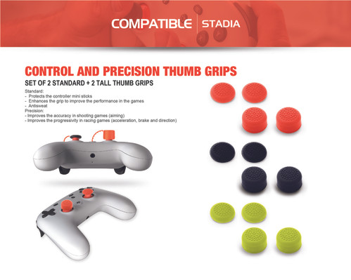 STADIA CONTROL AND PRECISION THUMB GRIPS | MTM