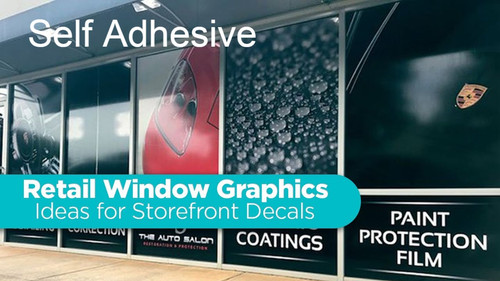 Window Decals/Stickers self-adhesive vinyl. | Abprint & Design