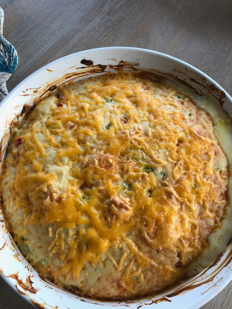 Confetti Chicken Casserole Serves 6