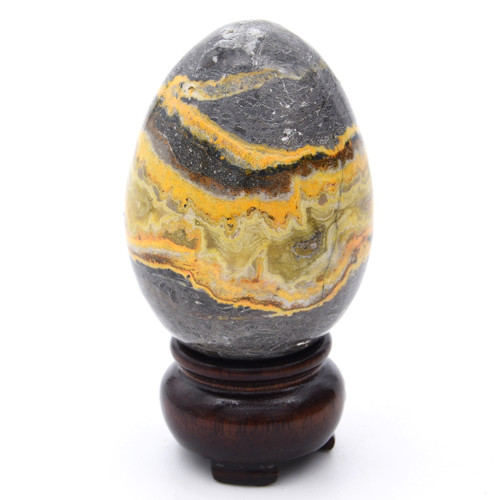 Bumblebee Jasper Egg | GemCentral
