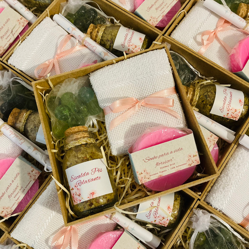 Kit SPA Personalizado - Com Escalda Pés e Sabonete Vegano | UniverSOU