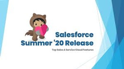 Salesforce Summer Release 2020