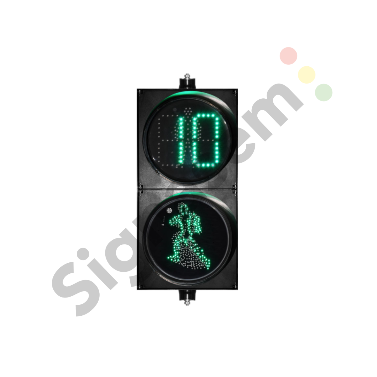 Semáforo Vial Led Tipo Peatón Dinámico Rojo Fijo y Verde en Movimiento ...