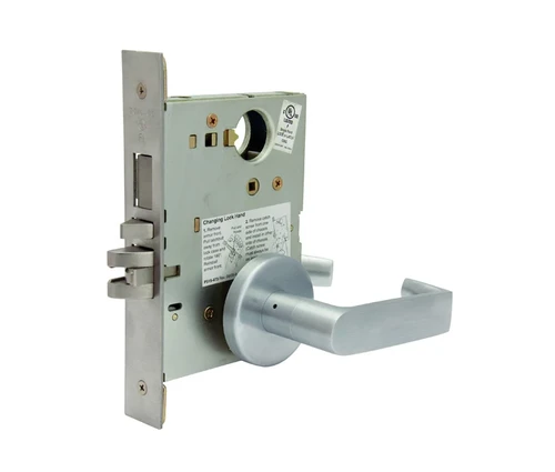 L9480L06B626 Grade 1 Mortise Lock - Satin Chrome | CanadianSmartSystems