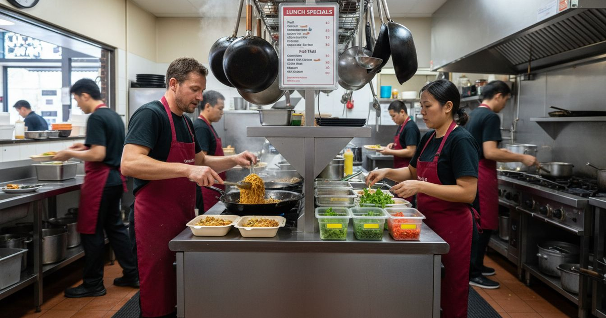 Thai Lunch Specials Workflow: Step-by-Step Service Guide