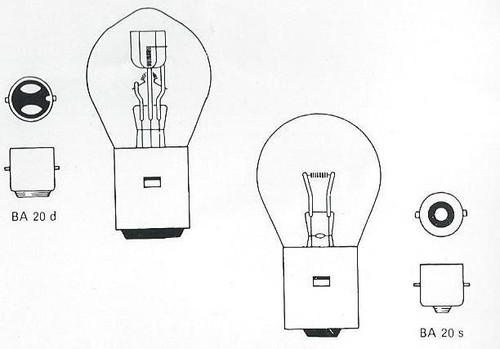 6 volt Bosch BA20 light bulb | JB Vintage Spares