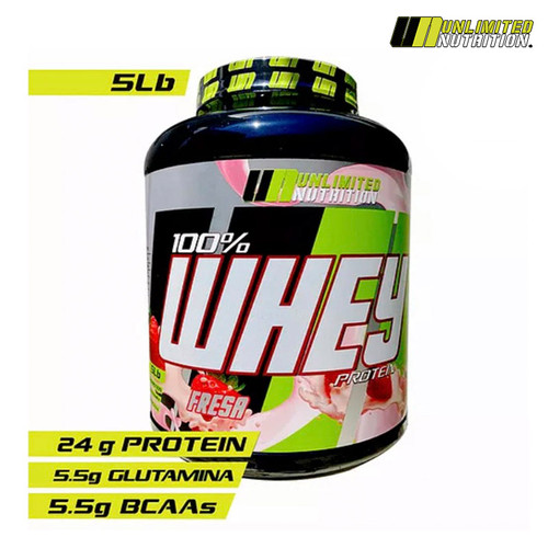 100% WHEY FRESA | UNLIMITED NUTRITION