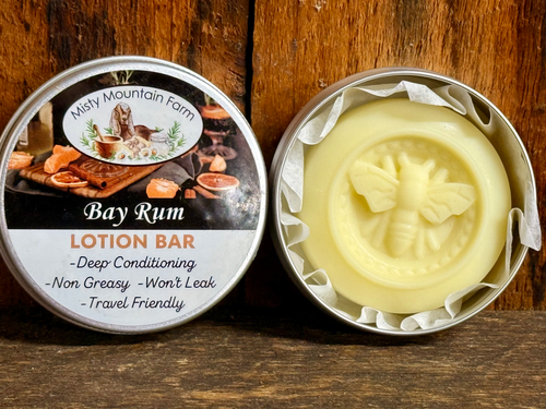 Bay Rum Lotion Bar | Misty Mountain Farm