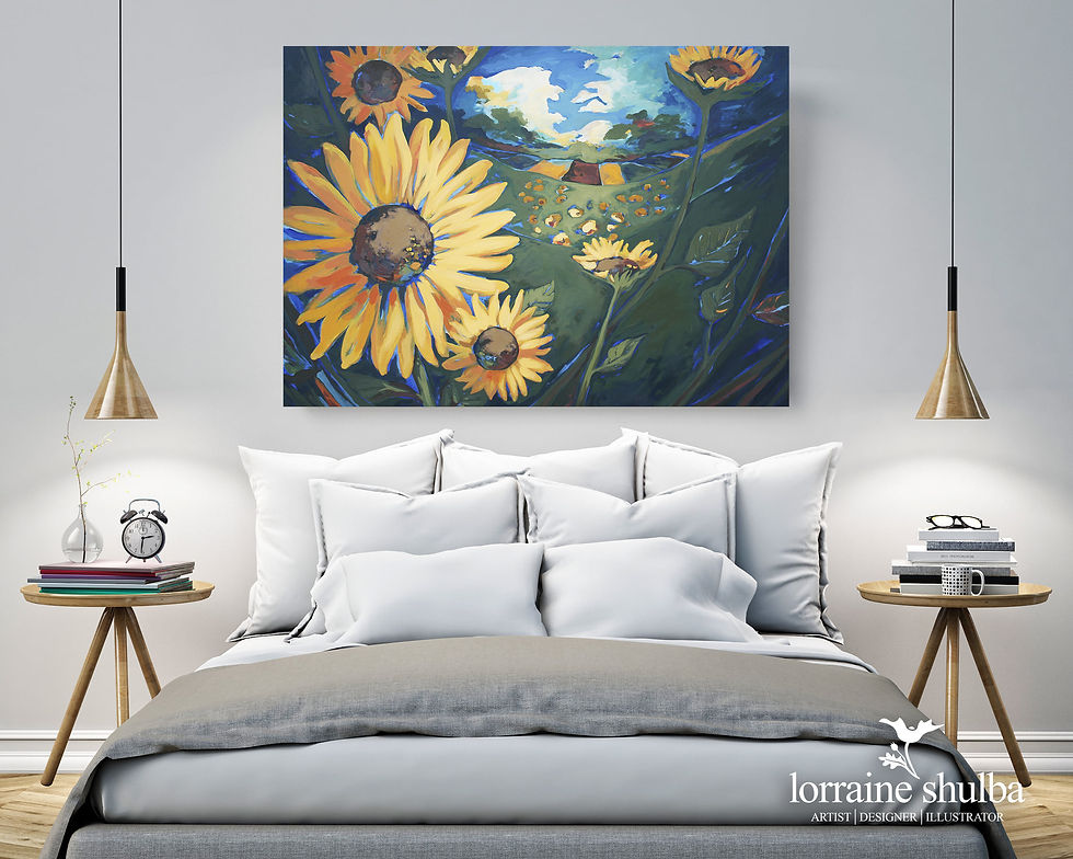 Sunflower Canvas Print | LorraineShulba