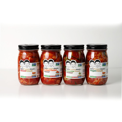 Twins Premium Kimchi assortment pack 4type | Twins Premium Kimchi