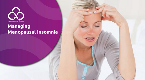 Managing Menopausal Insomnia | Menopause Nutrition