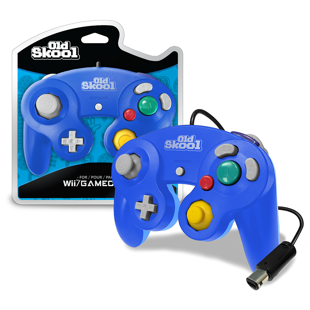 GameCube Controller - Blue/Blue | old-skool