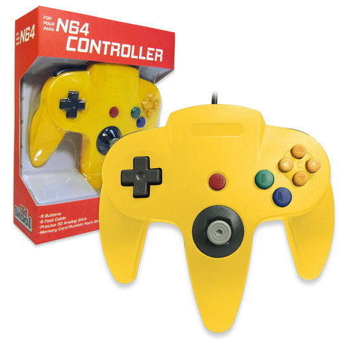 N64 Controller - Yellow | old-skool