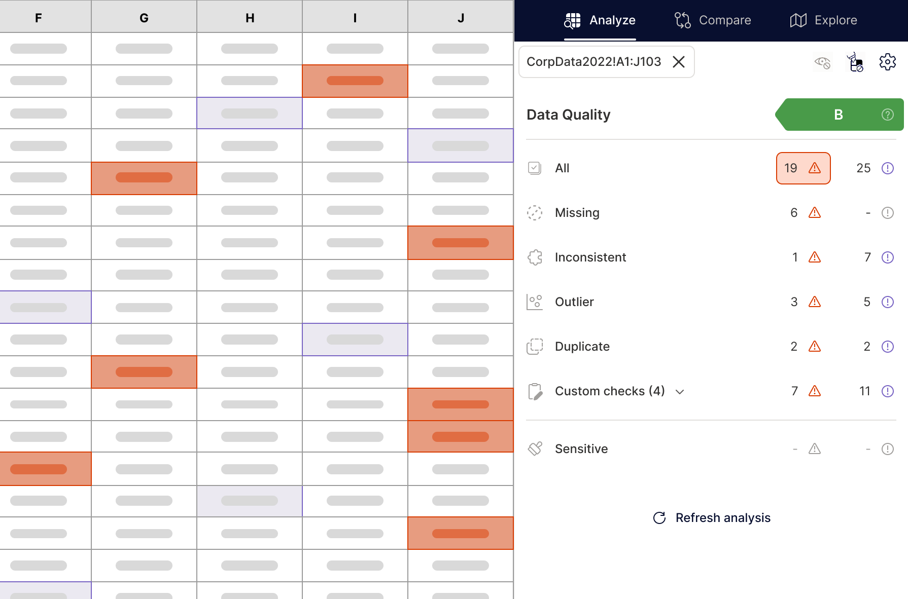 DQC | Excel Data Quality Assistant (DQA)