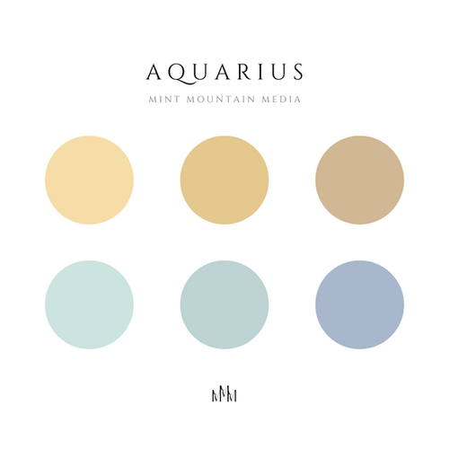 Aquarius Color Palette | Mint Mountain Media