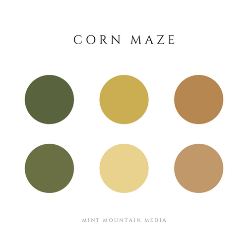 Corn Maze Color Palette | Mint Mountain Media