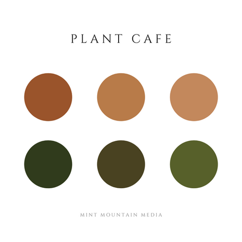 Plant Cafe Color Palette | Mint Mountain Media