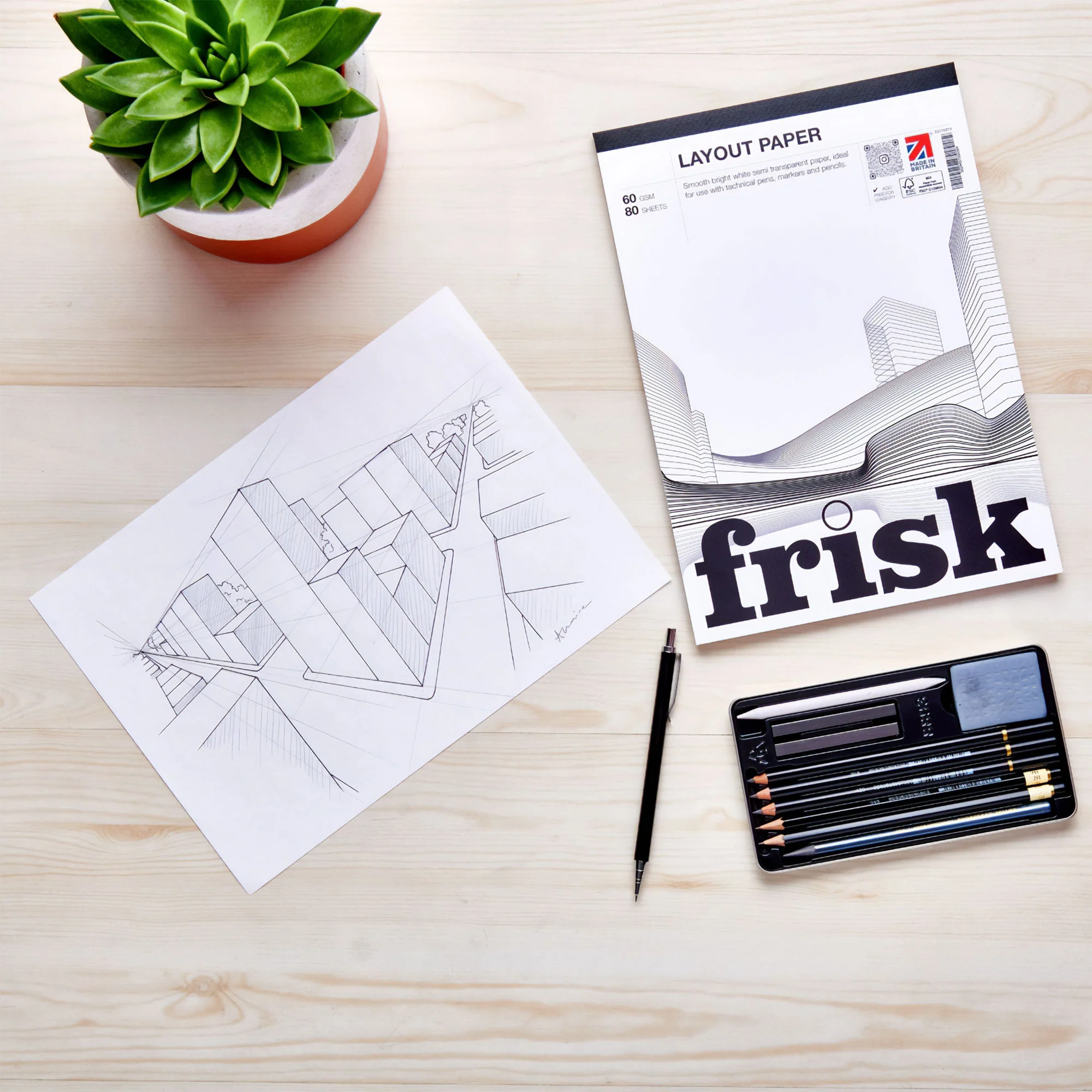 Frisk Layout paper A5 | artful weasels