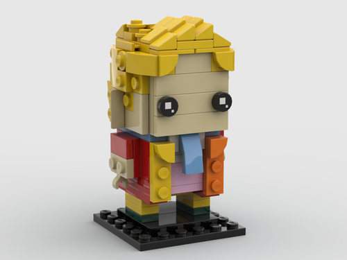 Custom "Dr Who" ( Colin Baker ) BrickHeadz™ | BRICK ADDICT
