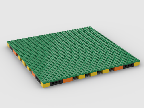 Standard 32 stud x 32 stud MILS Plate | BRICK ADDICT