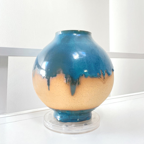 Drippy Inverted Skyline Moon Jar | Downstairs Ceramics