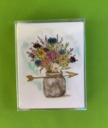 Pi Beta Phi Flower and Arrow Notecards ($5 Goes to Pi Phi ...