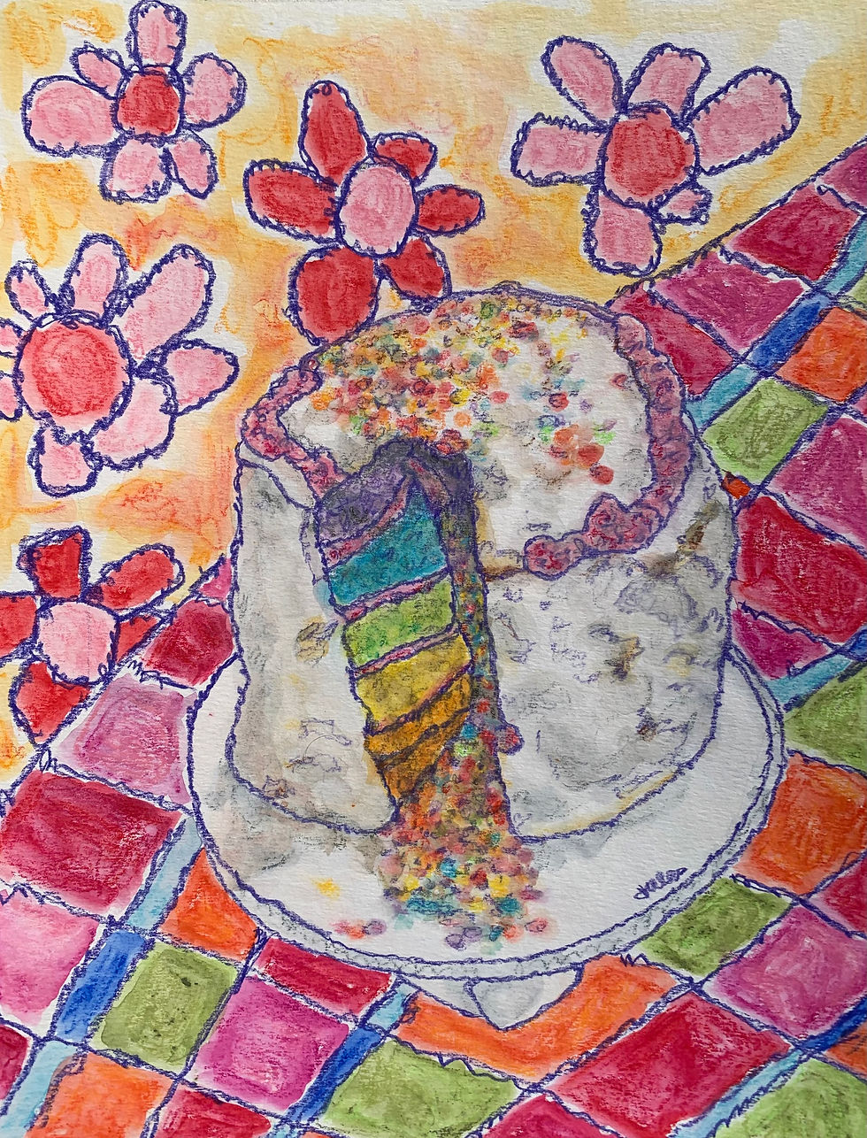 AGNeS the Forgotten CaKe Mix Became a Creation of Sugared Art