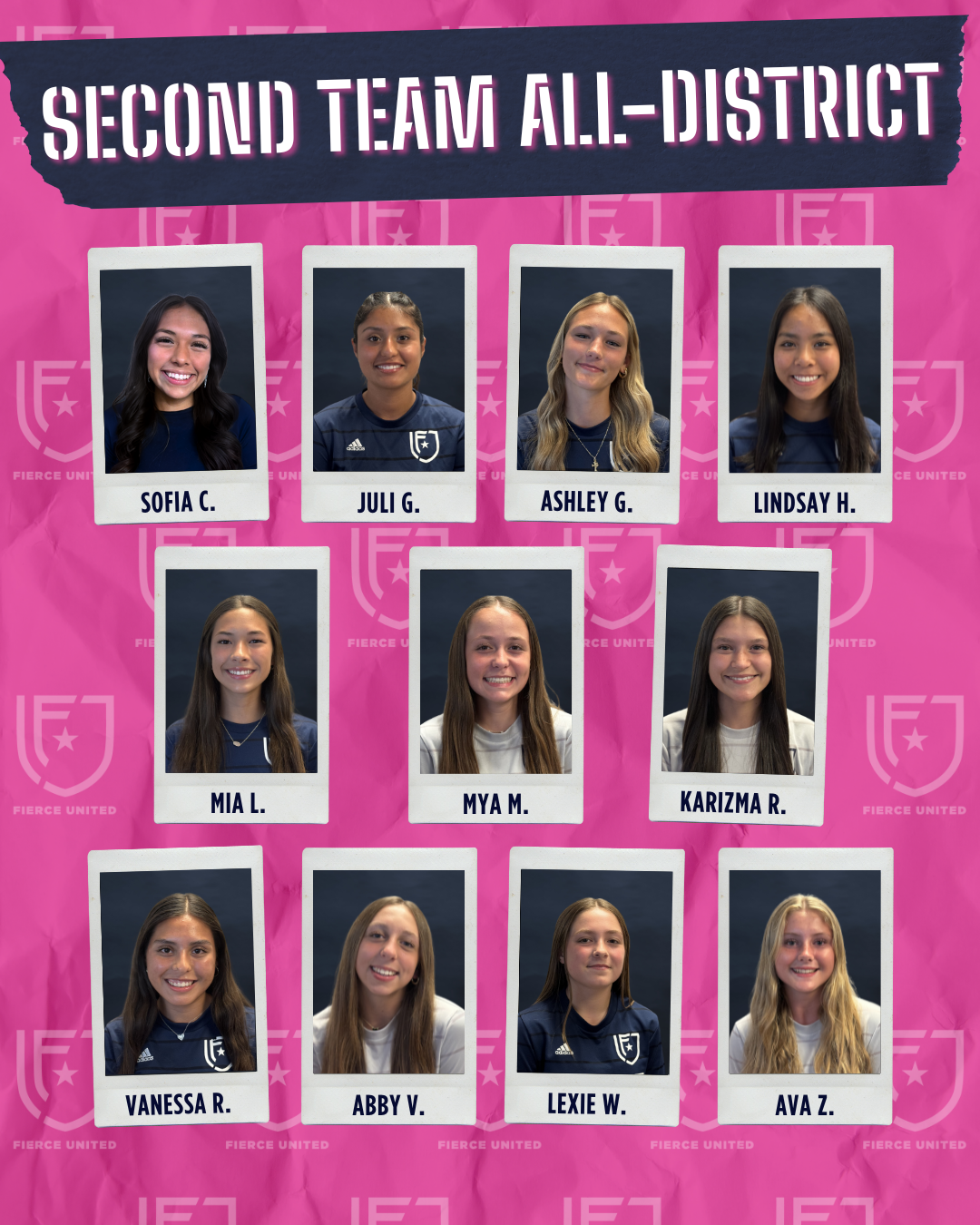 FIERCE Players Rake In UIL All-District Awards