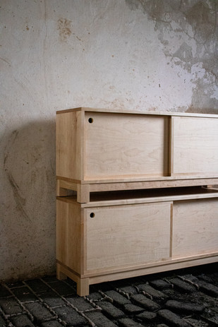 Maple Storage Cabinets | Nat Fry Woodworking