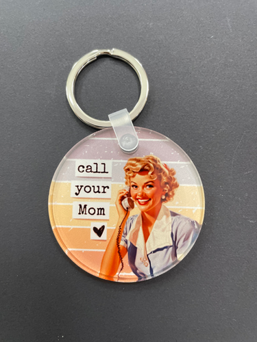CALL YOUR MOM KEYCHAIN | Mason Mama