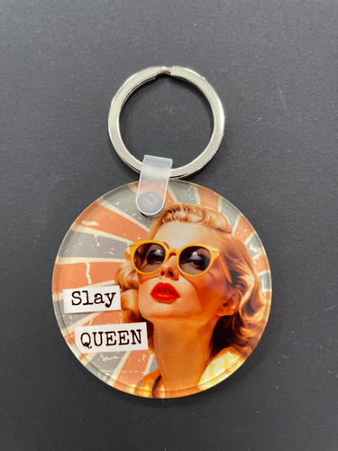 SLAY QUEEN KEYCHAIN | Mason Mama
