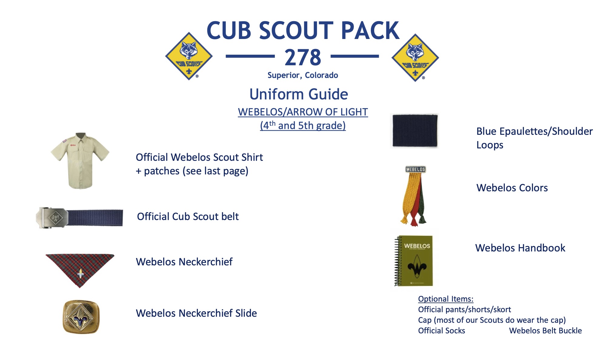 Uniform Guidelines | cubscoutpack278