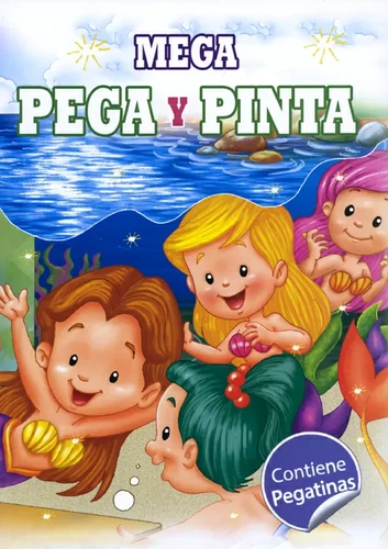 MEGA PEGA Y PINTA. Con pegatinas. 4 modelos | Libreria Dante | https ...