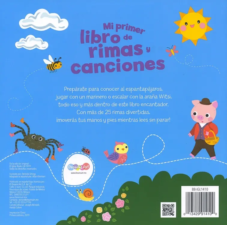 MI PRIMER LIBRO DE RIMAS Y CANCIONES. Enseñanzas y valores | Libreria ...