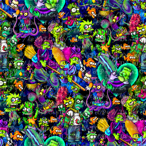 Horror Simpsons | Enchanted Fabrics