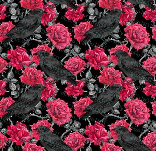 Red Raven | Enchanted Fabrics