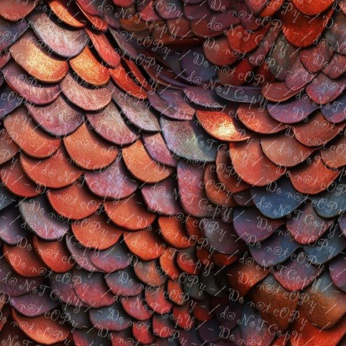 Red Dragonscale | Enchanted Fabrics
