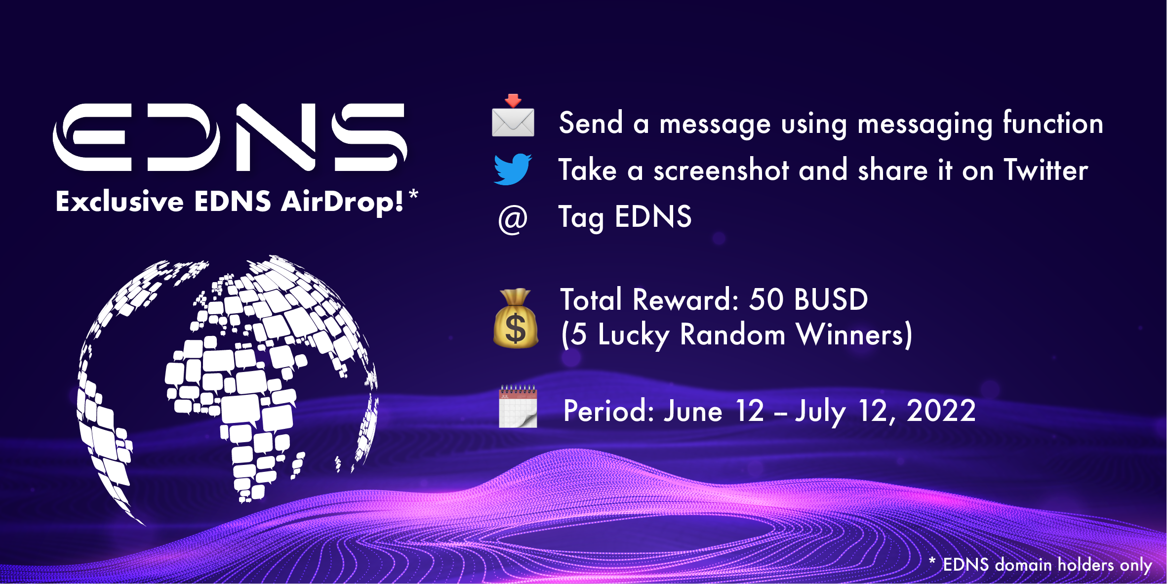 Exclusive EDNS AirDrop for EDNS domain holders