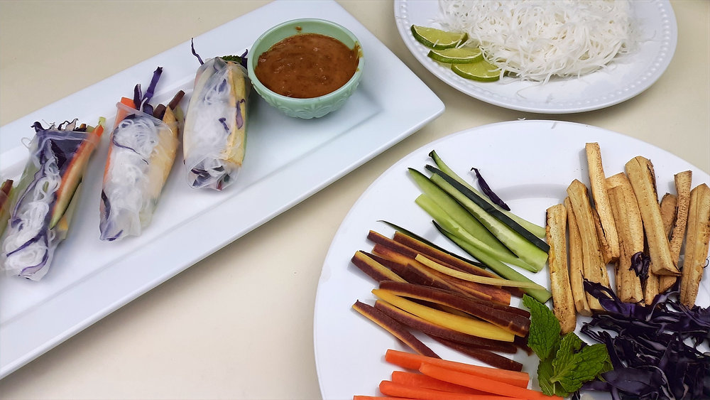 Caribbean Spring Rolls