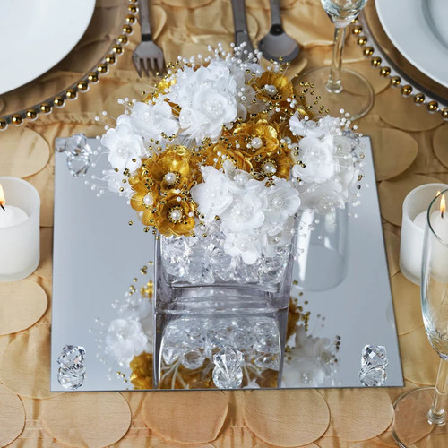 Square Mirror Centrepieces | River Roads Co