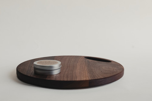 14” Round Walnut Charcuterie Board | Cento Anni