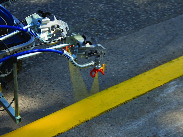 Parking Lot Line Striping Machine BAUSATZ Parking Lot Striping