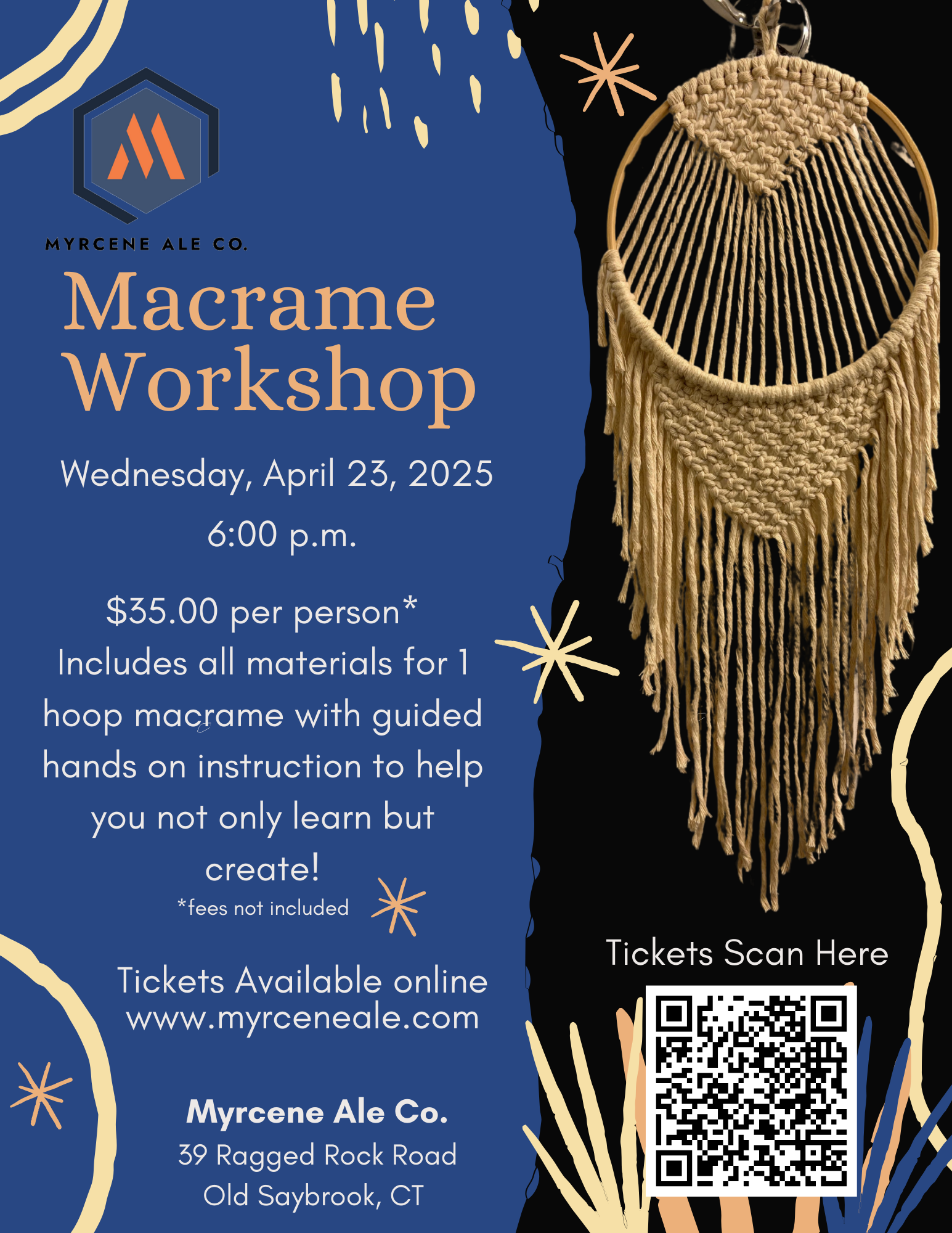 Macrame Workshop | Myrcene Ale Co.